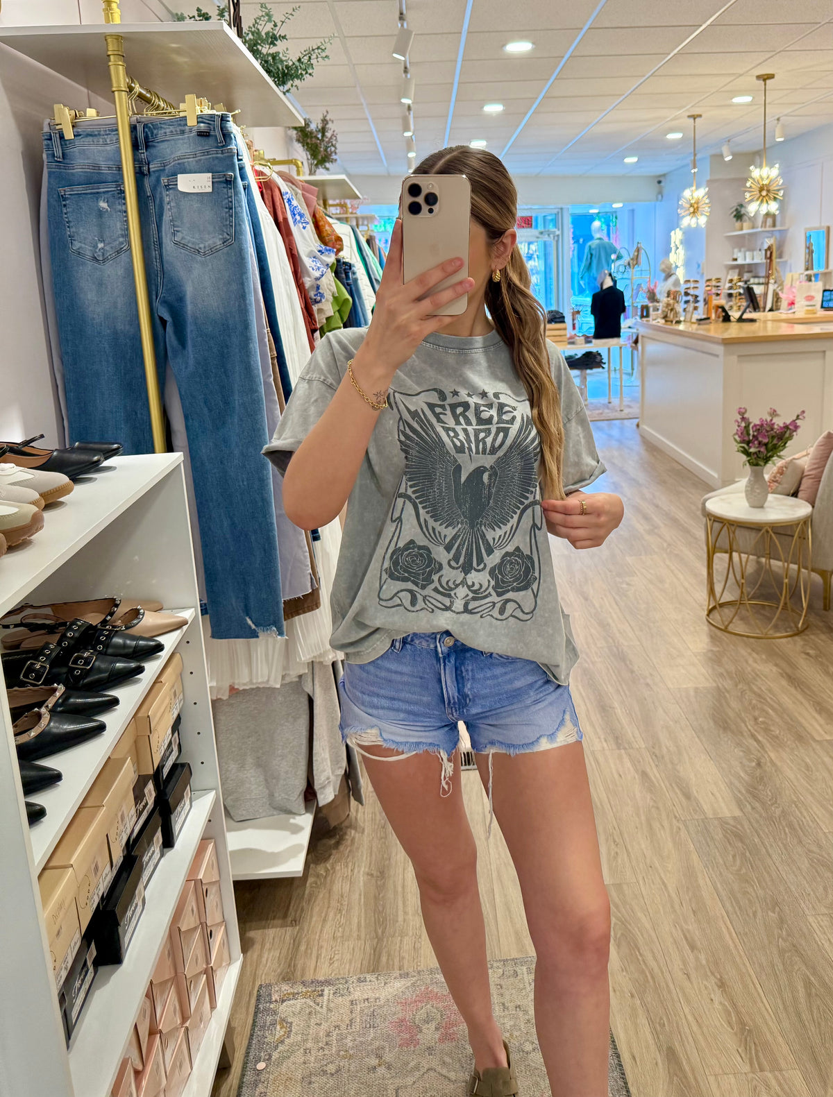Soaring Shadows Graphic Tee | Wildflower on Main